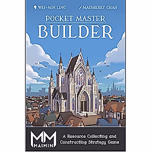 Emperor S4 Pocket Master Builder Card Game | City Building Resource Management Strategy Game | Worker Placement Game for Adults and Teens | Ages 14+ | 1-2 Players | Made by Emperor S4