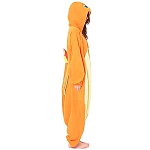 SAZAC Kigurumi - Pokemon - Charmander - Onesie Jumpsuit Halloween Costume - Adult XL Size