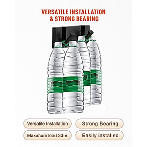 SPIEASSE 2 Pack，Modern Waterproof Black Wall Hooks，Foldable Towel Hooks for Bathrooms, Coat Hooks Wall Mounted - Ideal for Bathroom, Kitchen, Balcony