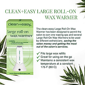 Clean + Easy Professional Waxing Spa System, Large Roll-on Wax Warmer, Unit Only (120V)