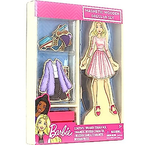 Barbie Magnetic Wooden Dress Up - PDQ