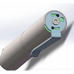 Valtcan Toothpick Holder Titanium Salt Dispenser Canister Keychain Pocket Valt_E3 Portable Design for Travel EDC Ultra Lightweight Reusable Compact & Convenient On-the-Go Metal Case