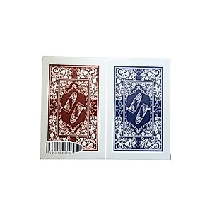 Bullets Playing Cards – Waterproof Plastic Playing Decks, Whit Cut-Card – Durable Deck for Poker, Skat, Rummy, for Adults Bridge Size Double Pack with Standard Index, Decks 52 Cards, 2 x 2 Joker