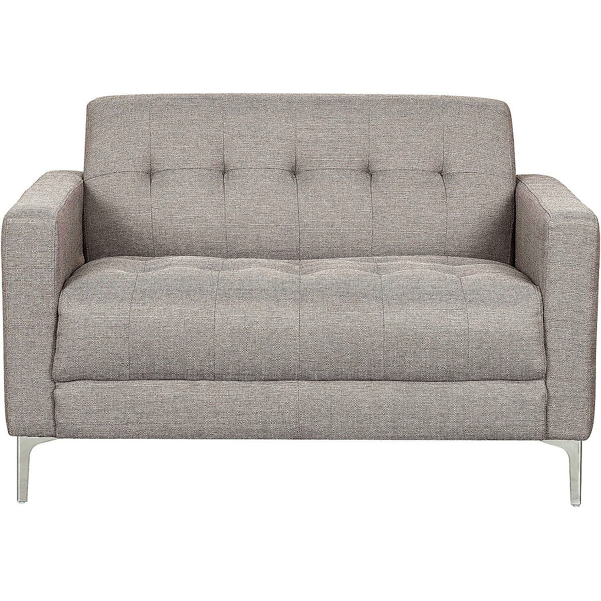 Global Industrial Fabric Upholstered Loveseat, 49-1/4"W, Tan