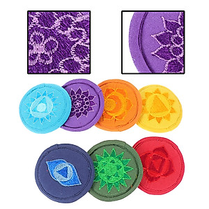 EXCEART 7pcs Singing Bowl Pads Cushion Meditation Sound Bowl Mats Healing Music Instrument Accessory Tibetan Buddhism Art Craft Decoration for Buddha Hall 6FU630814154A4VBHI0V3