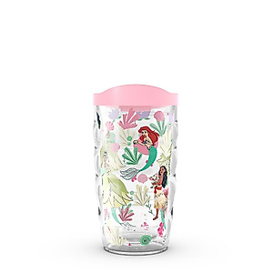 Tervis Disney - Princess Paradise Made in USA Double Walled Insulated Tumbler Travel Cup Keeps Drinks Cold & Hot, 10oz Wavy, Classic