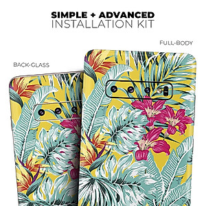 DesignSkinz S17 colorway3 Protective Vinyl Decal Wrap Skin Cover Compatible with The Samsung Galaxy S20 (Screen Trim & Back Glass Skin)