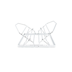 Fox Run Non-Stick Roasting and Cooling Rack, Adjustable, 11" x 10" x 5", Metallic