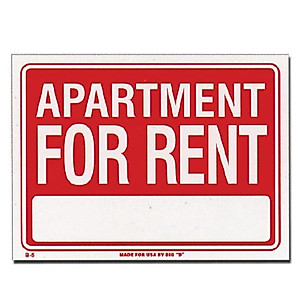 Apartment For Rent Sign, Each