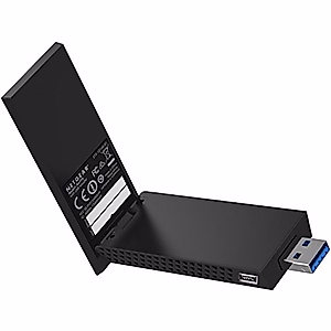 NETGEAR WiFi AC1200 USB 3.0 Adapter (A6210) | Dual Band Wireless Gigabit Speed Up to 1200 Mbps, Works with Any WiFi Router, for Windows PC