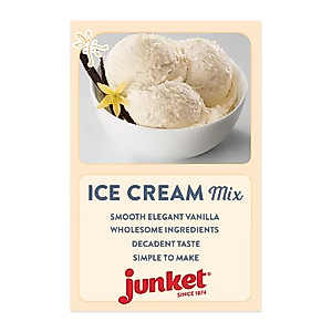 Junket Ice Cream Mix Very Vanilla, 4 Ounce (Pack of 2)