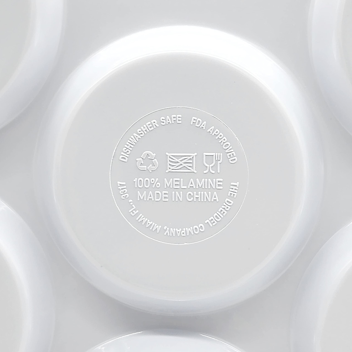 The Dreidel Company Passover Seder Plate Melamine Seder Plate Spring Garden Design, Traditional Kaarah For Pesach 12" (Single)