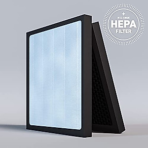 HATHASPACE Air Purifier HEPA Filter Replacement - Certified Filters for HSP001 Smart Purifiers - Easy to Install, Improved Air Quality - 1 Set, H13 True HEPA
