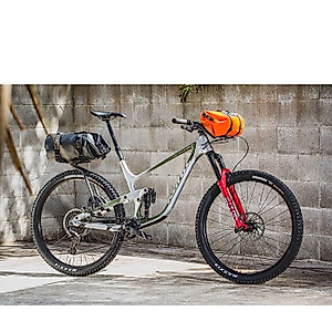AEROE Spider Handlebar Cradle Bike Bag Carrier, Front Bike Rack Fits all Mountain, Gravel, Road and Electric Bikes, Easy to Install and Use, Carry any type of Front Roll Dry Bag, Bag, Tent up to 11lbs