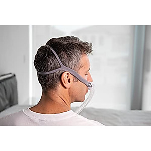 Headgear Strap Replacement for ResMed AirFit P10™ Nasal Pillow CPAP Mask by Snugell™ | Grey Color | Pack of Two| Four Adjustment Clips| Durable Premium Nylon Material | Maximum Adaptability & Comfort