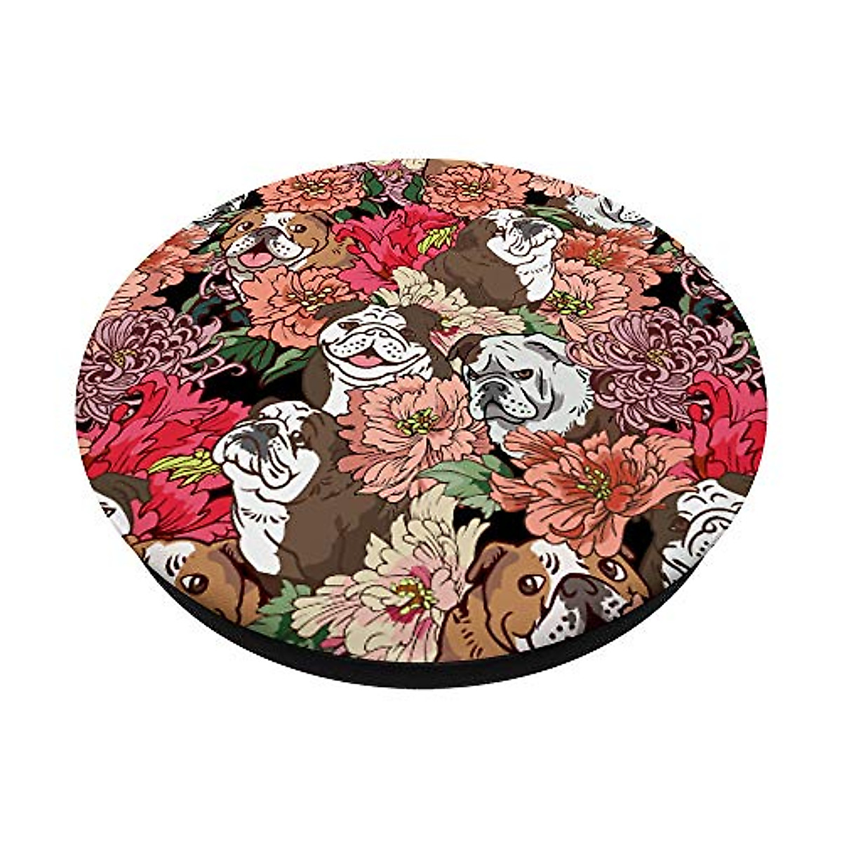 Because English Bulldog PopSockets by Huebucket PopSockets PopGrip: Swappable Grip for Phones & Tablets