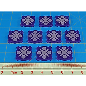 LITKO Space Fighter 2nd Edition Tokens | Compatible with Star Wars: X-Wing Miniatures Game | Pack of 10 (Double-Sided Force Tokens)