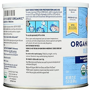 Earth's Best Organic Toddler Milk Drink Powder, Natural Vanilla, 21 Oz