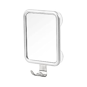 Ettori Shower Mirror Fogless for Shaving- with 4 Suctions, Anti Fog Mirror for Shower, Bathroom, Vanity, Bathtub, Razor Holder for Men