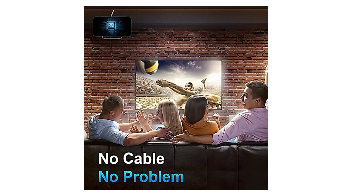 2023 Digital Indoor HDTV Antenna - 350+ Miles Range & 4K Support