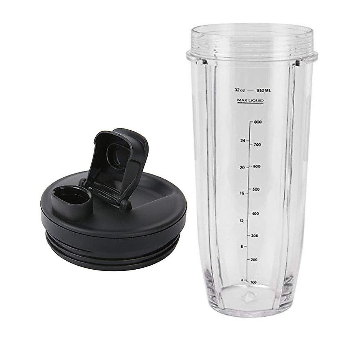 JOYSTAR 32oz Cup with Spout Lid for Nutri Ninja Blender, 946ml, Bright