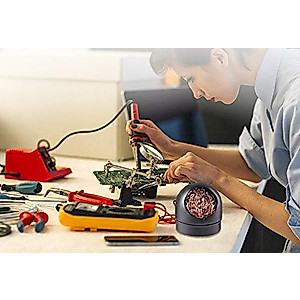 4-in-1 welding tool set, soldering iron tip cleaner + 0.6mm solder wire (1.76 oz / 50 g) + Rosin Solder Flux Paste (0.35 oz / 10 g), no-clean soldering core (2.0mm, 29.5 inches)