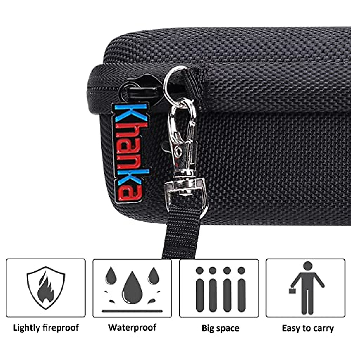 Khanka Hard Travel Case Replacement for MOTOPOWER MP69033/FOXWELL Nt301 NT510/LAUNCH Creader 3001/AUTOPHIX OBD2 Scanner Car Engine Diagnostic Tool