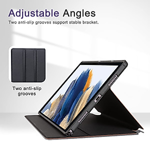 CoBak Case for Samsung Galaxy Tab A8 10.5 Inch 2022, Multi-Viewing Angles, All New PU Leather Smart Cover with Auto Sleep Wake Feature for Samsung Galaxy Tab A8 Tablet,Daffodil Yellow