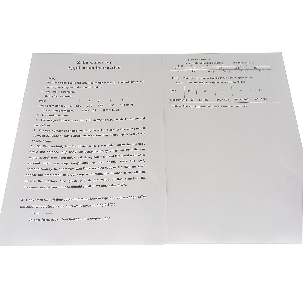 Zahn Viscosity Cup Zahn 2# cheap portable viscometer Zahn Cup Viscosity Cup with #2 Cup Stainless Steel Volume 44ml Zahn Cup Pore Size 2.69mm No.2 Cup
