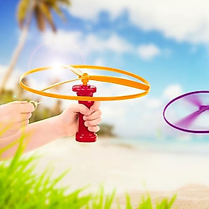 Battat – Flying Disc Toy – 2 Launchers & 4 Discs – Helicopter Playset – Outdoor Toys For Summer – 3 Years + – Skyrocopter