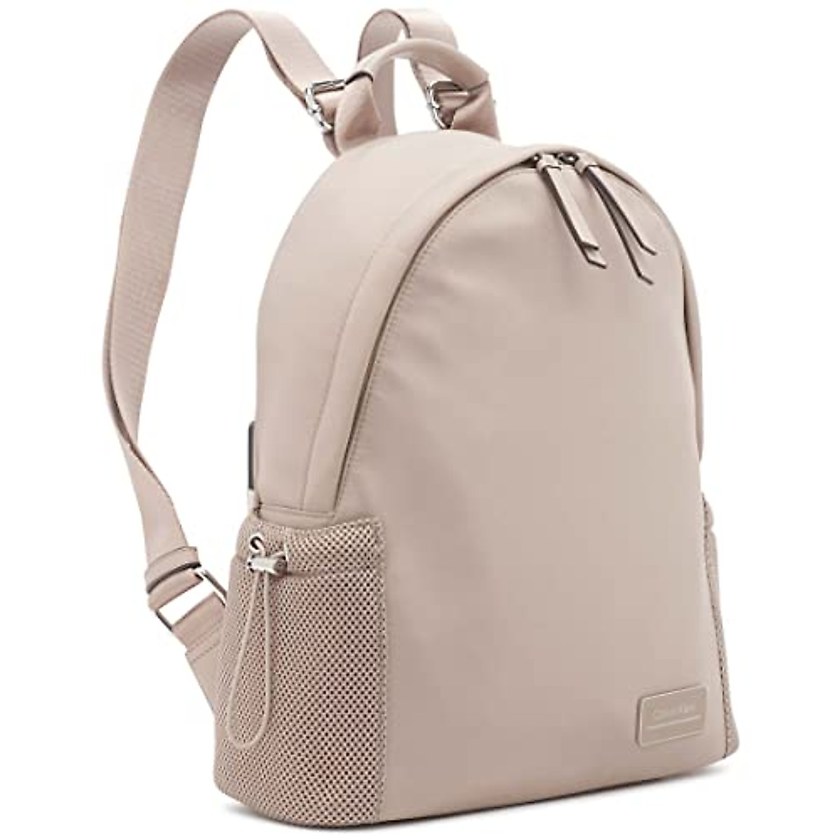 Calvin Klein Women's Jessie Organizational Backpack, Goat, One Size