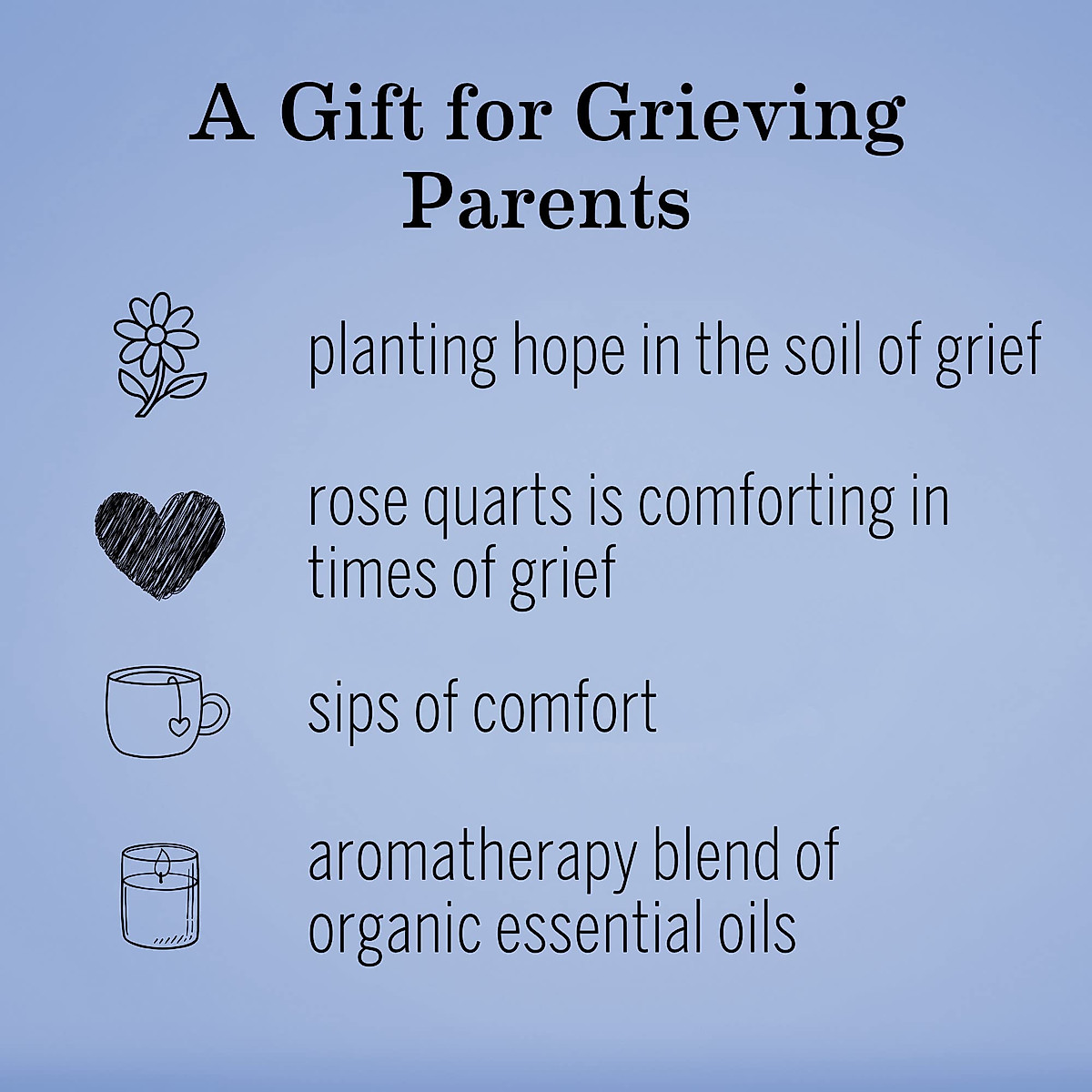 Earth Mama Healing Hearts Comfort Gift Set | Pregnancy, Miscarriage and Baby Loss Care for Grieving Moms, 5-Piece Set