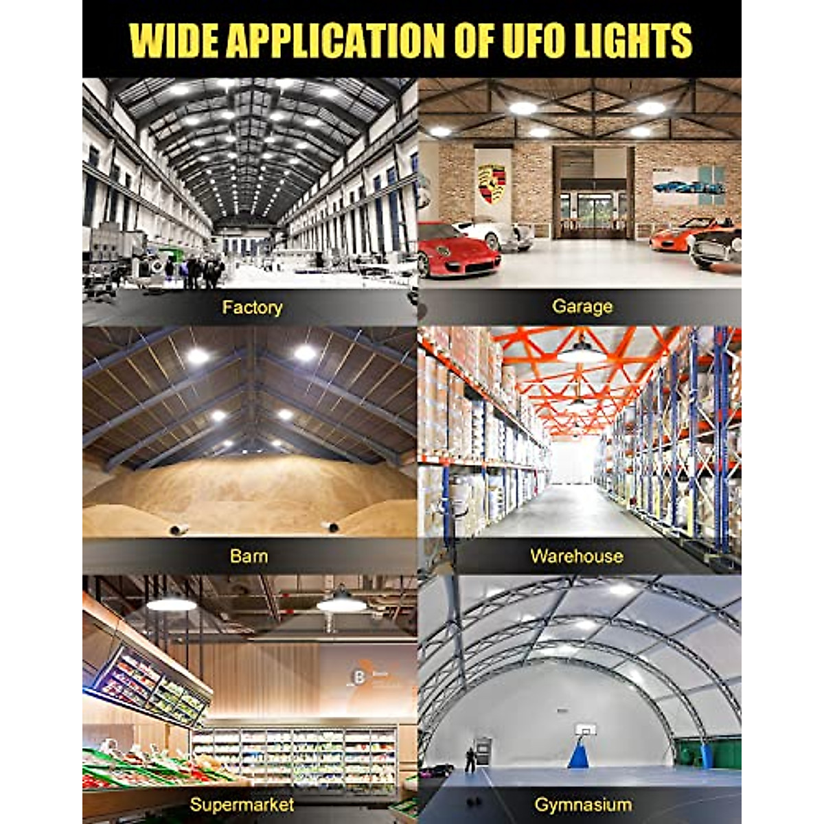 ADUB LED UFO High Bay Light - Dimmable & Bright