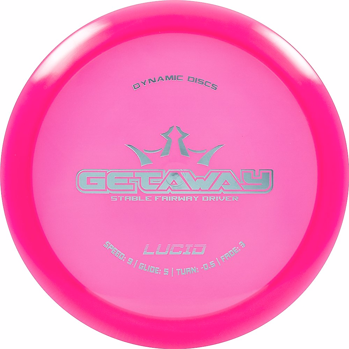 Dynamic Discs Lucid Getaway Fairway Driver Golf Disc [Colors May Vary] - 170-172g