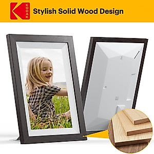 KODAK 10.1 Inch WiFi Digital Picture Frame with 32GB Storage, Electronic Smart Digital Photo Frame 1280x800 IPS Touch Screen, Auto-Rotate, Share Moments Instantly via KODAK App from Anywhere Anytime