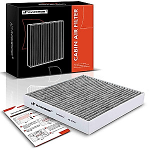 A-Premium Cabin Air Filter with Activated Carbon Compatible with Hyundai Elantra, Ioniq 5, Santa Fe, Sonata, Tucson & Kia K5, 2020-2023, Replace# 97133L1000