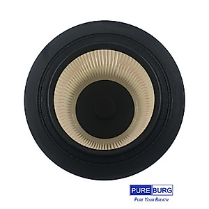 PUREBURG 9-17816 Replacement Filter Compatible with Craftsman 17816 Wet & Dry Vacs 5 GAL. Larger Made 1988 & Later,2-Pack Red-Stripe Filter