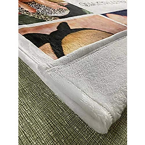 EastArts Happy Mothers Day Throw Blanket Customized Using Your Own Photos, Personalized Gifts for Mom from Daughter Son Kids, Custom Blanket with Picture for Grandma as Mom Gifts Present and Souvenir