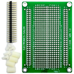 Electronics-Salon 4X Solderable Breadboard Proto Board PCB DIY Kit for Raspberry Pi 2/3 Model A B A+ B+ Zero