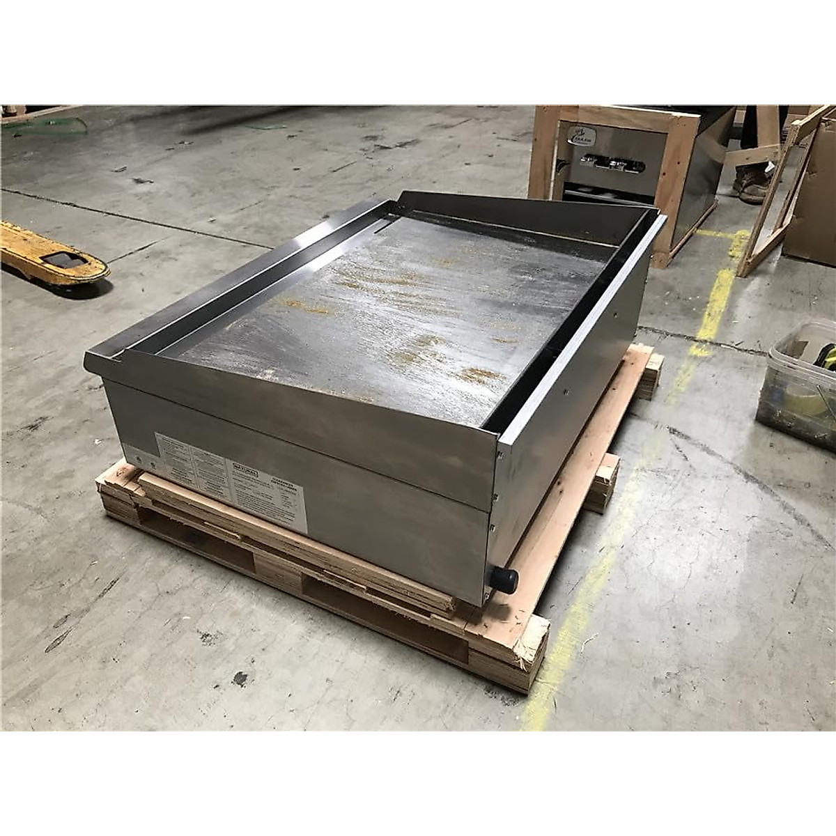 Commercial Griddle Manual 36" Countertop Natural Gas - 90000 BTU NSF CD-MG36