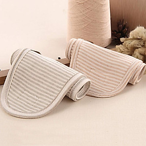 SUPVOX 4pcs Infant Belly Bands Infant Umbilical Belts Toddler Belly Protection Wraps Cotton Adjustable Navel Protectors (Random Color)