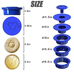 Donut Cutter Maker Mould Doughnut Desserts Bread Cookies Cutter Maker Mold with Dipping Plier for Frying, Sandwich cutters for Kids, Sandwich Cut and Seal for Boys and Girls