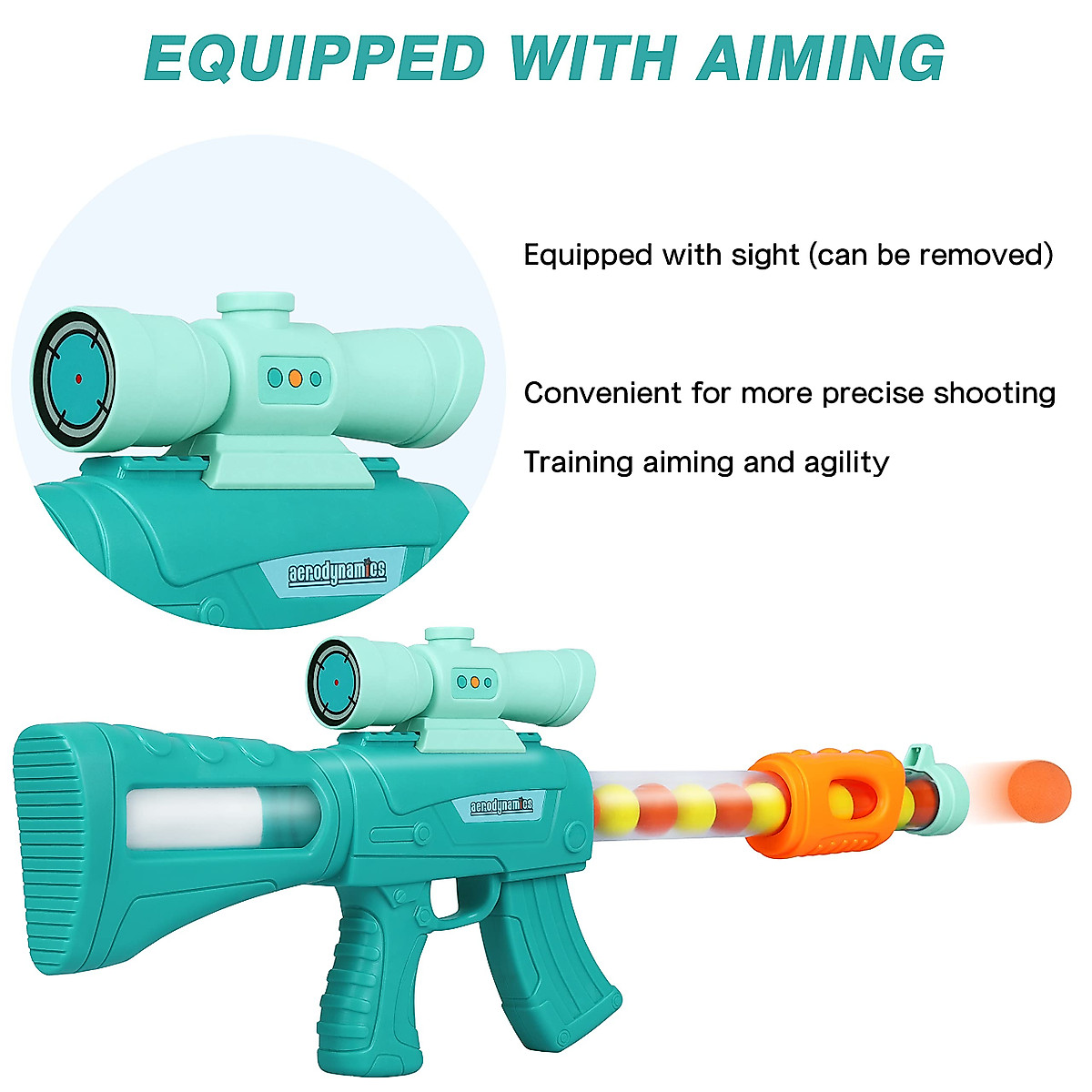 Bottleboom Shooting Game Toys for Boys Age 5 6 7 8 9 10+ Years Old,Foam Popper Guns for 2 Player,Electric Shooting Target & Air Blaster with 24 Foam Bullet Balls Birthday Gift for Kids Girls