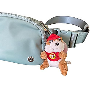 Buc-ee's Beavers 4" Mini Stuffed Plush Keychain Keyring Backpack Clip