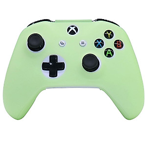 RALAN Controller Cover Silicone, Silicone Controller Cover Skin Protector in Dark Compatible for Xbox Ones Controller (Black Pro Thumb Grip x 8,Cat + Skull Cap Cover Grip x 2) Visit The RALAN Store