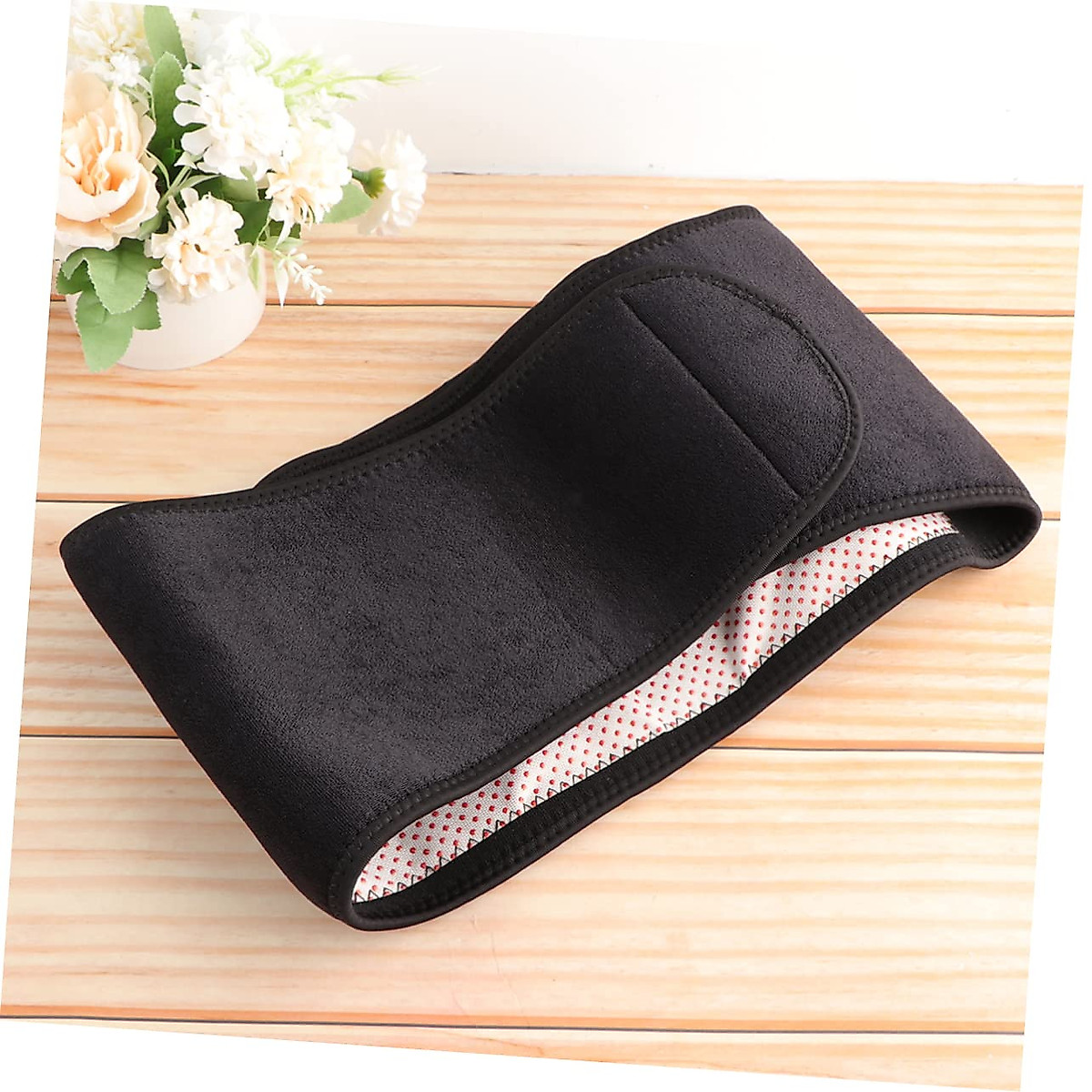 Unomor 1PC Back Support Belt Warm Waist Supporter Lower Back Warming Belt Lumbar Heating pad Stomach Warmer Band Back Warmer Lumbar Wrap Electric Waist Warmer Electric Heating Support pad