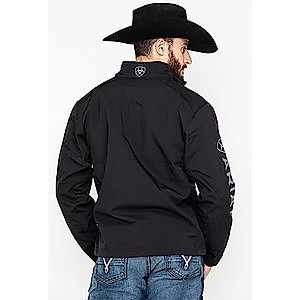 Ariat Men's Logo 2.0 Softshell Jacket, Black, LG
