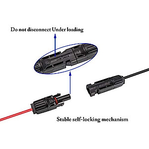 zdyCGTime Solar Adapter Male and Female to DC 5.5mm x 2.1mm Male Solar Power Extension Cable for Solar Panel and Portable Generator Connector to DC Solar Panel Connector Adapter Cables, 1.5m 16AWG.