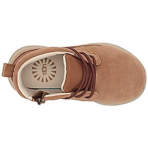 UGG K Canoe III Weather Sneaker, Chestnut Suede, 5 US Unisex Big Kid