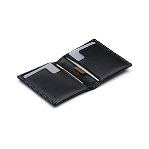 Bellroy Slim Sleeve, slim leather wallet (Max. 8 cards and bills) - Black